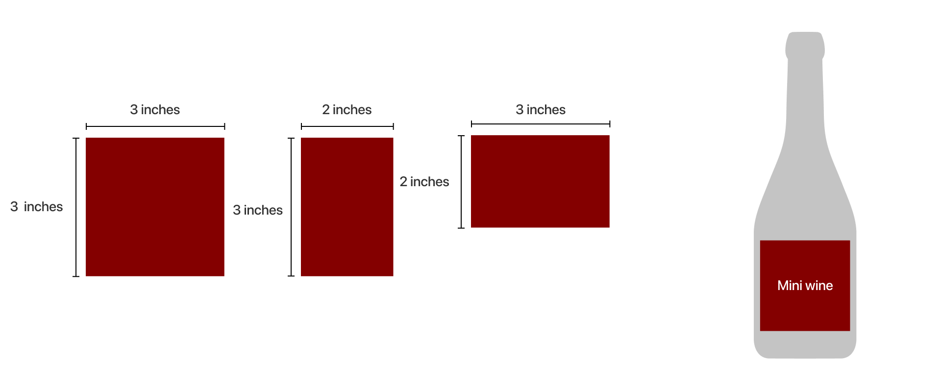 Wine Label Sizes Vectornator Templates